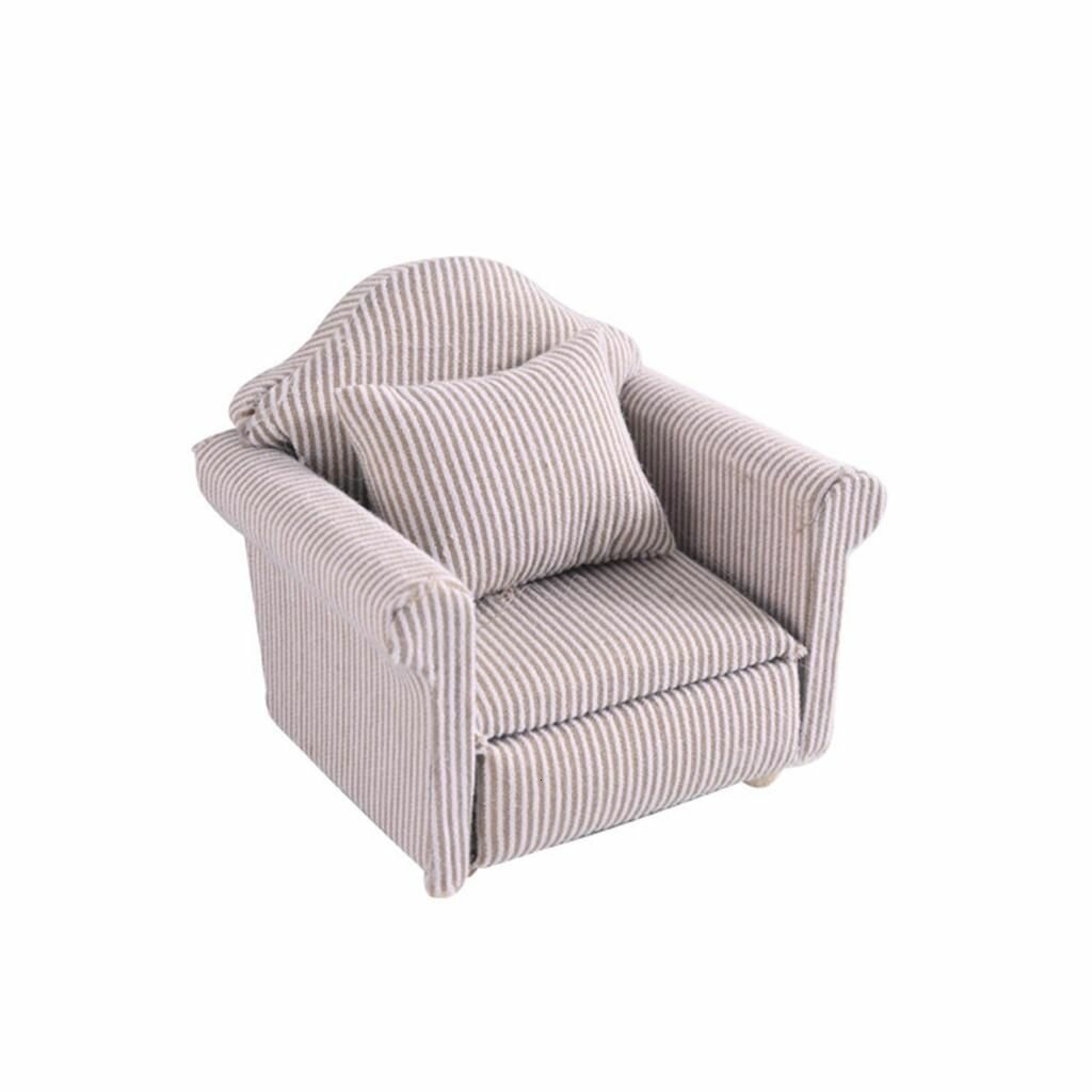 Миниатюрный диван для кукольных домиков, мебель для гостиной, - Односпальный диван