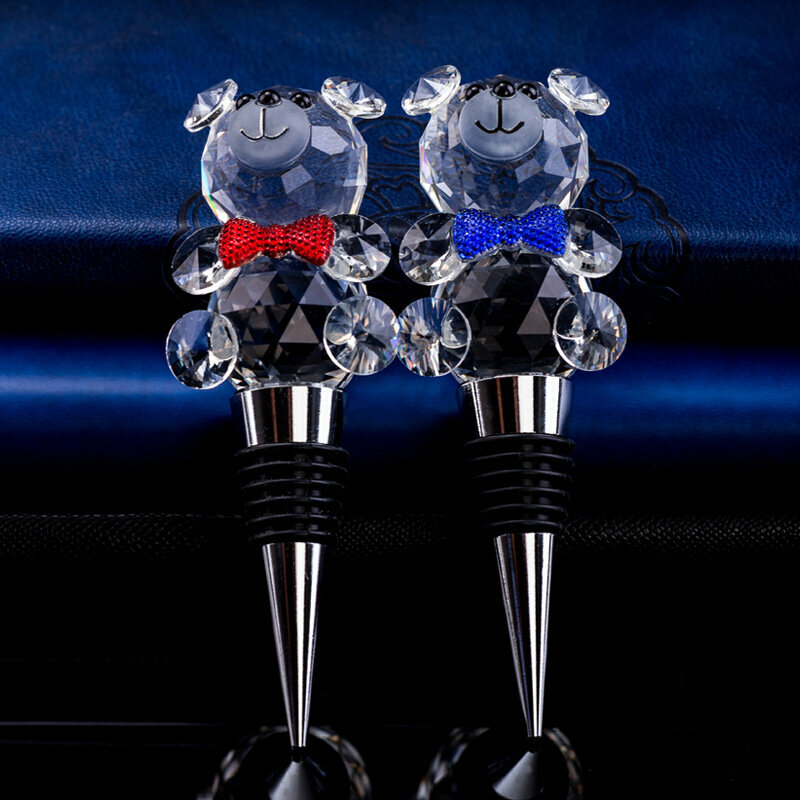 Поставка кристального стеклянного пробки для вина, пробки для шампанского, креативная белая кристальная сфера, пробка для красного вина