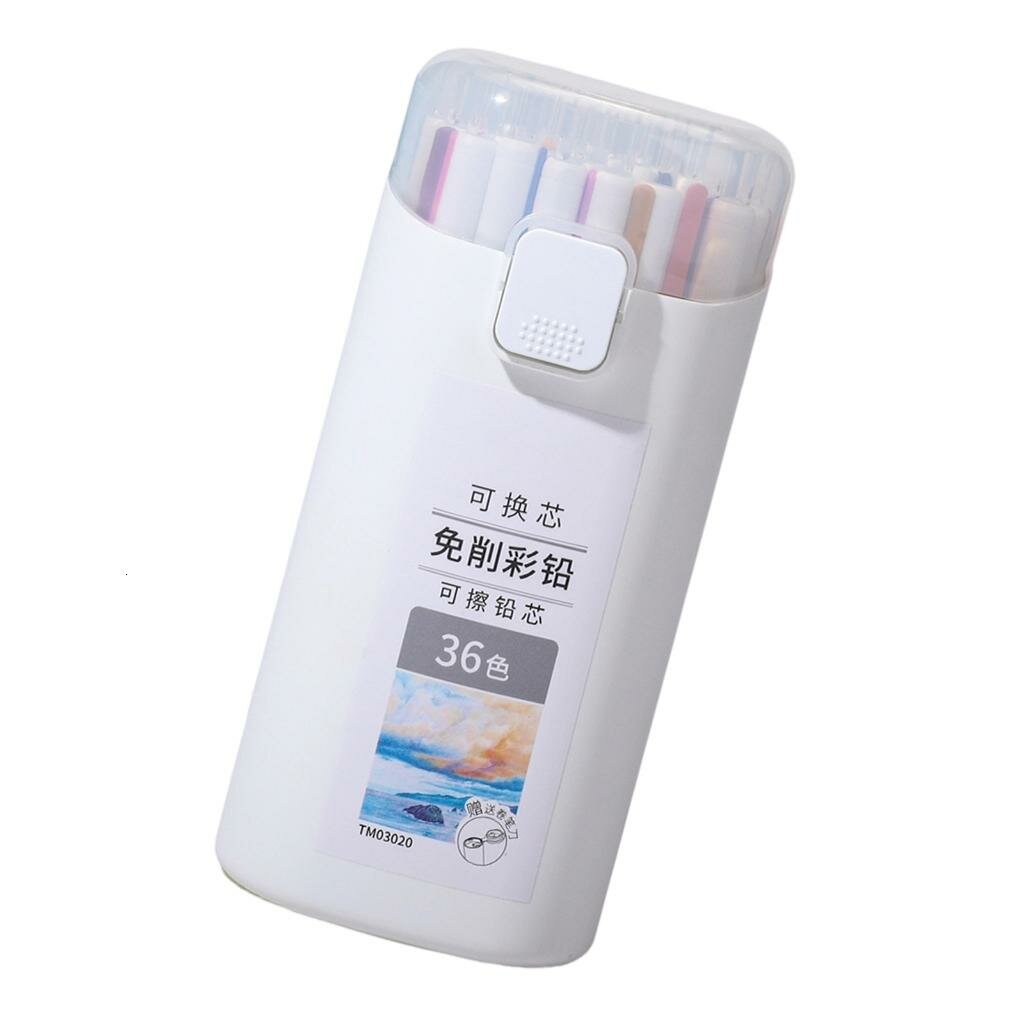 Стираемые механические цветные карандаши 3.0 мм, 36 цветов