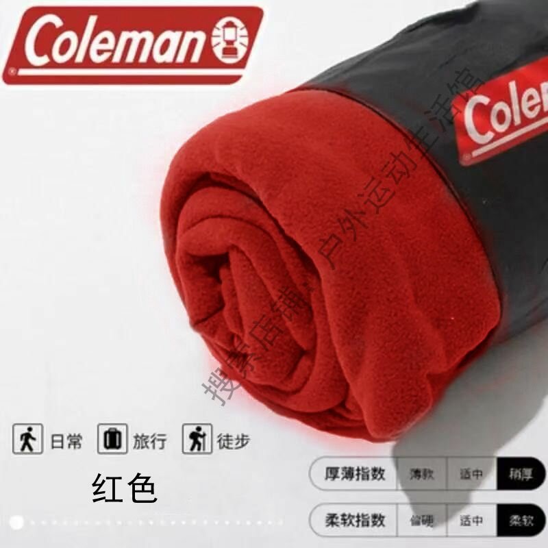 Спальный мешок Coleman из флиса, конвертного стиля, с внутренним подкладкой из полярного флиса, для путешествий на открытом воздухе, термоспальный мешок