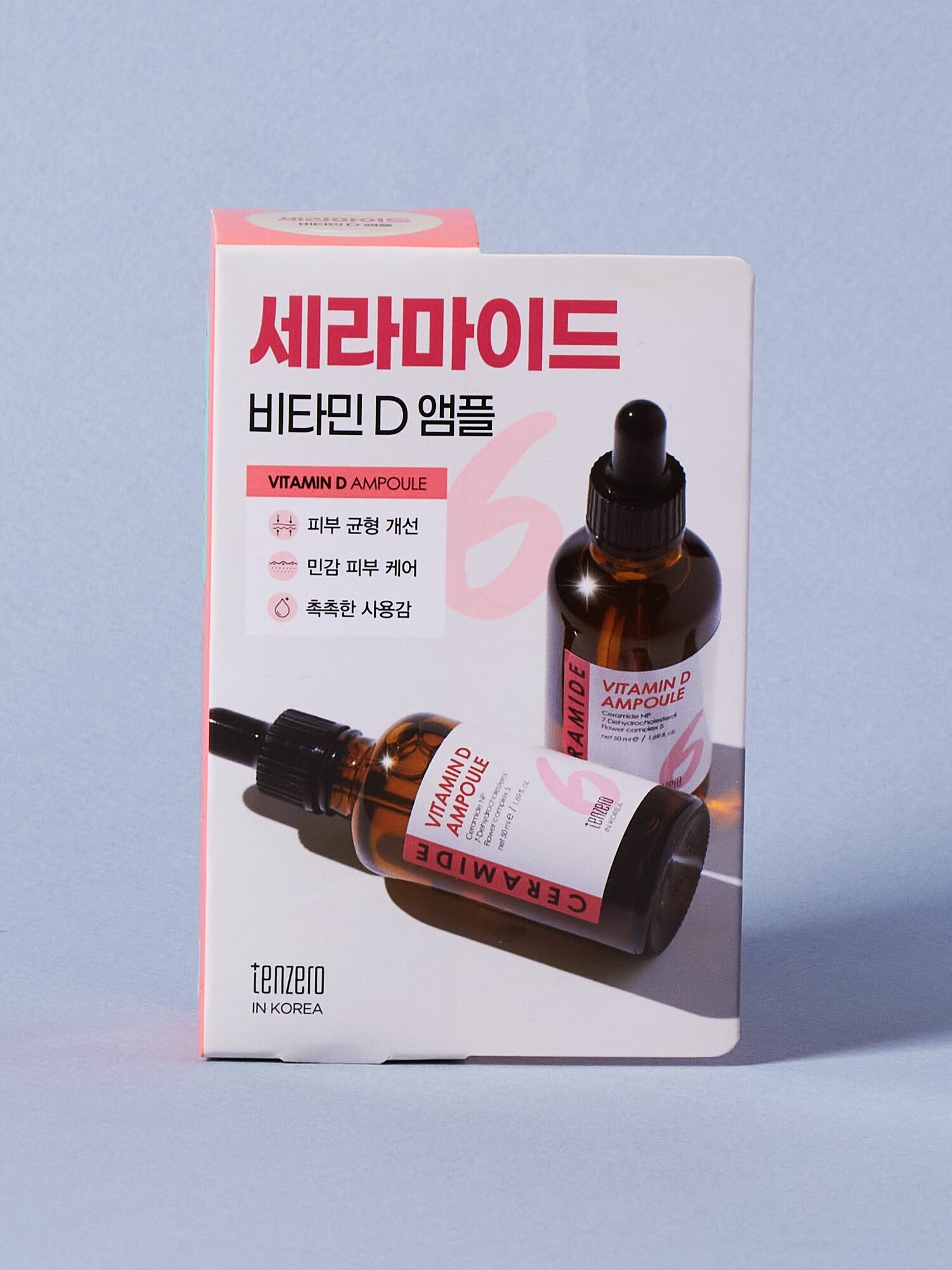 TENZERO Восстанавливающая ампула с церамидами и витамином D 50 мл Ceramide Vitamin D Ampoule