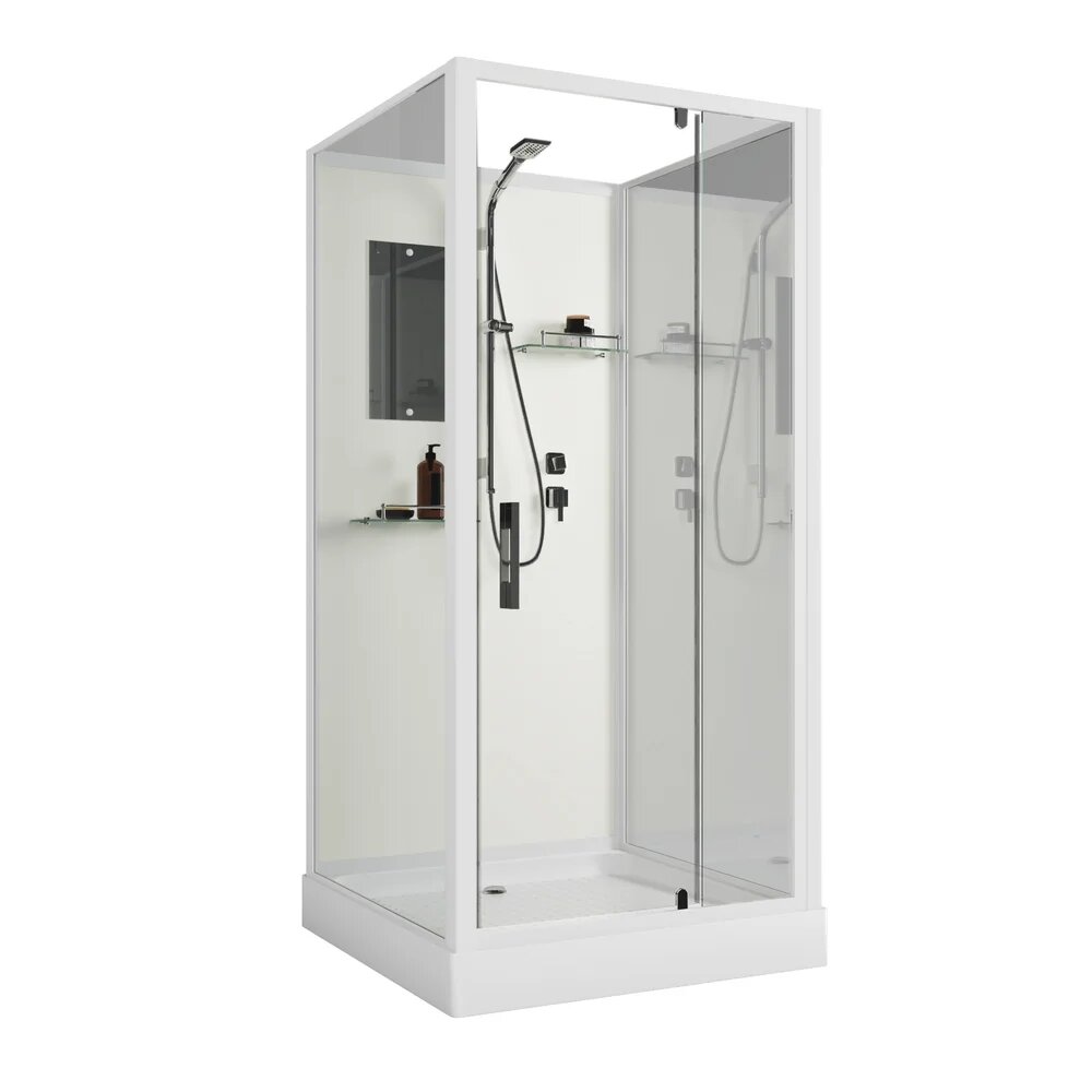 Душевая кабина Niagara Standart ST100/15Q/BK 100x100, без крыши