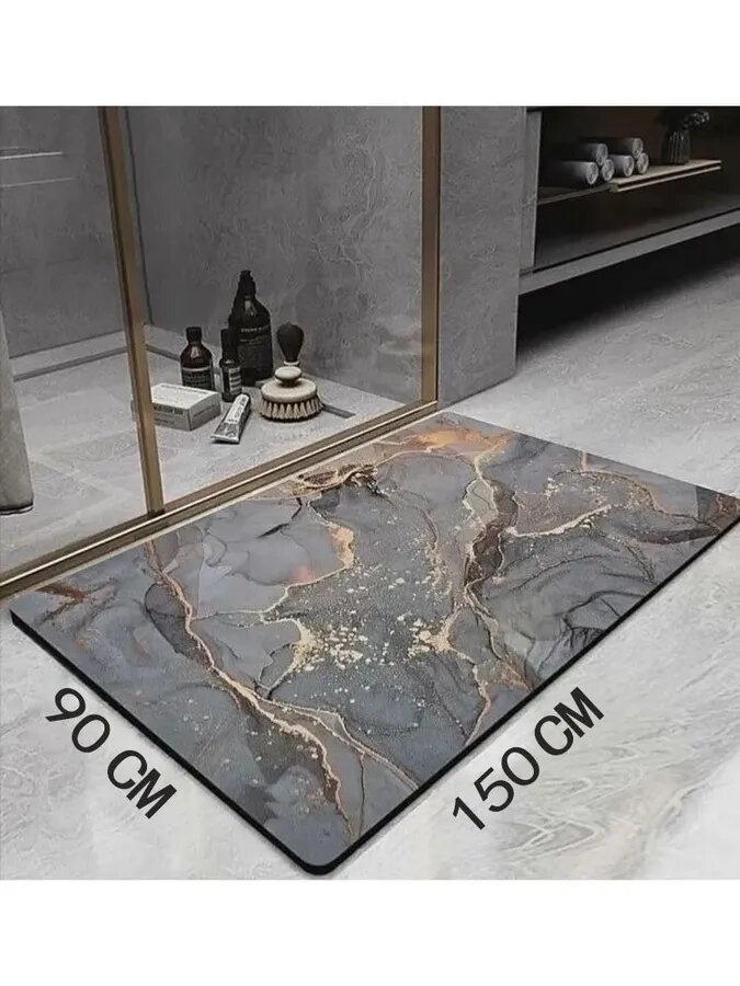 Резиновый нескользящий коврик для ванной 90 150см