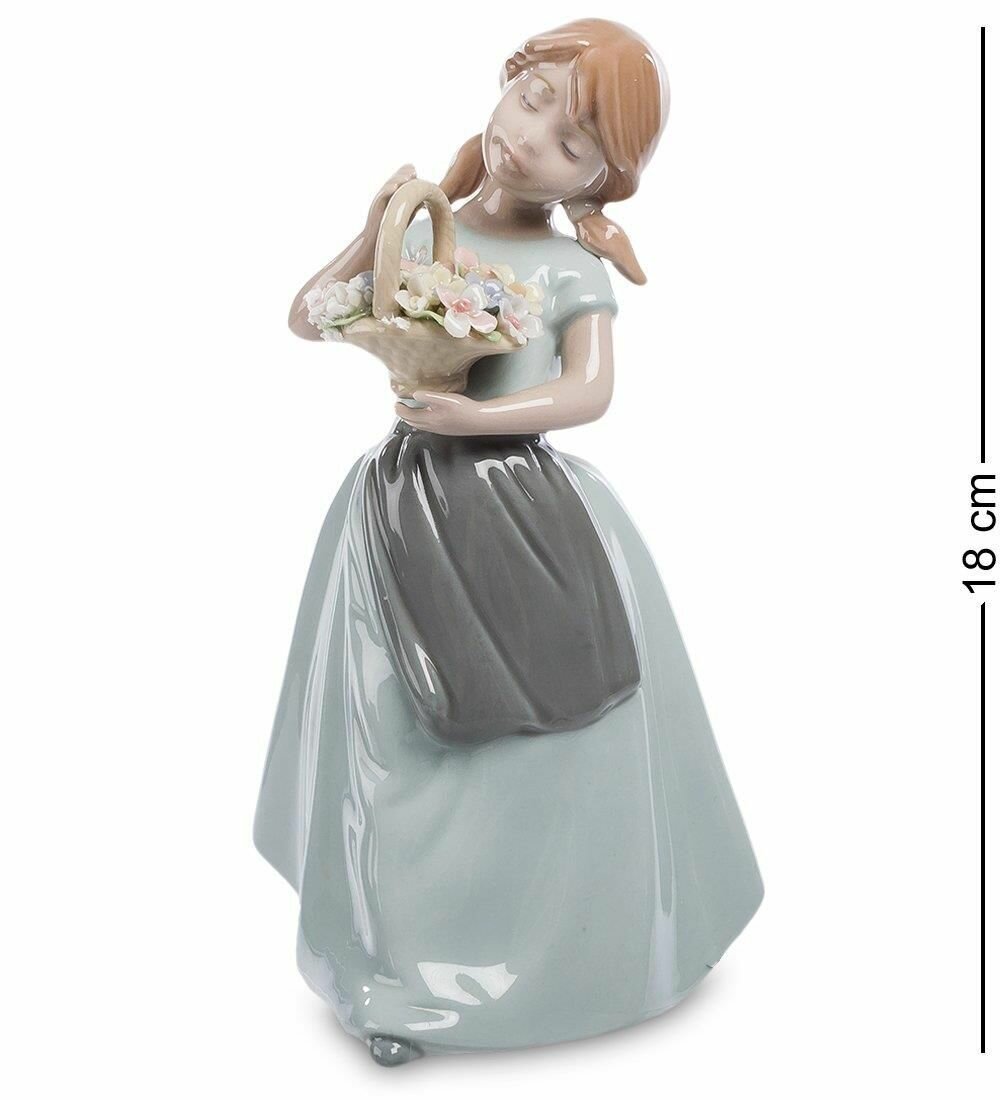 Фигурка Девочка с корзинкой (Pavone) A919492 Pavone, Керамика