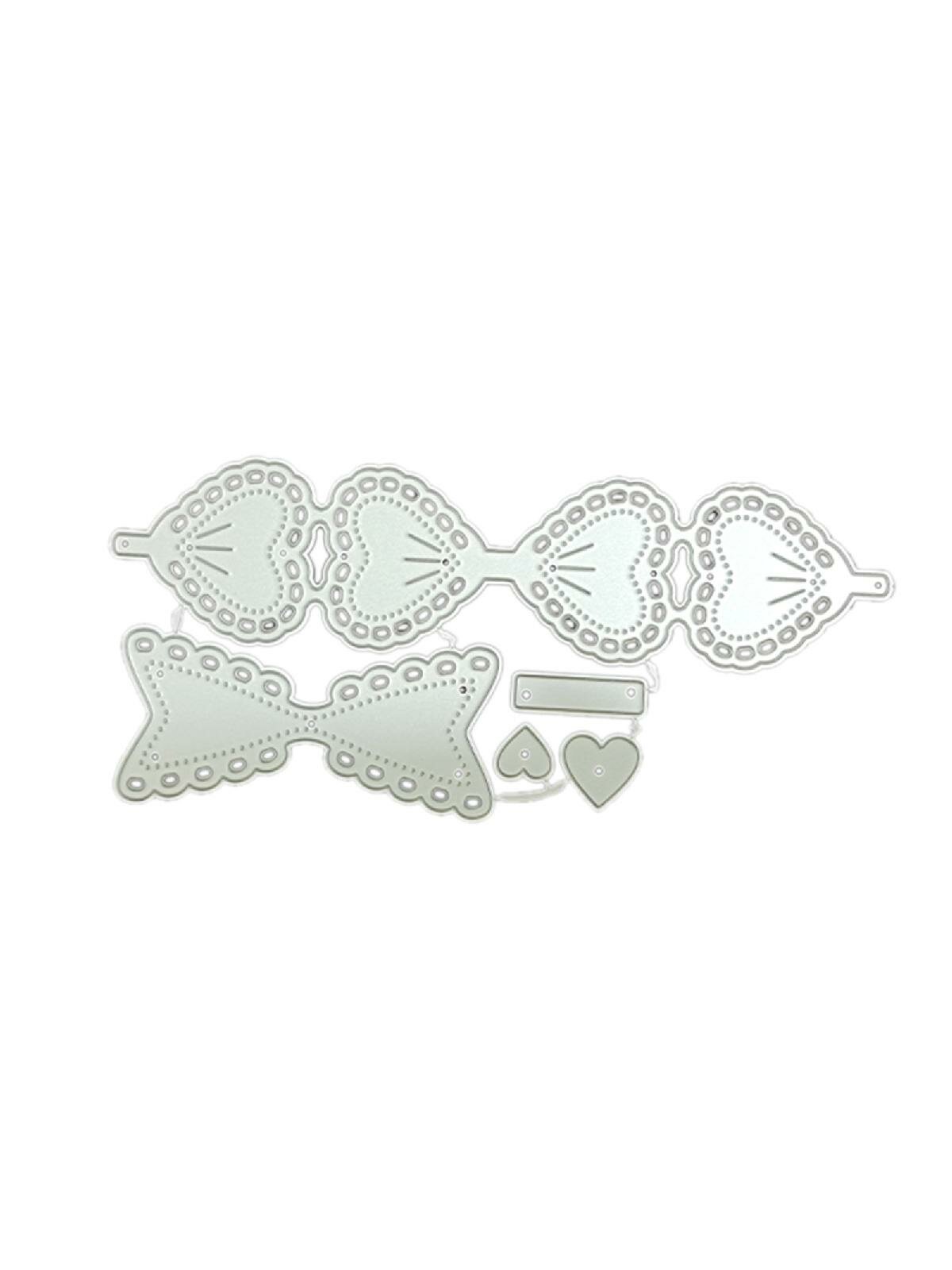 Бантом Металлические Режущие Штампы Трафарет DIY Альбом Для Скрапбукинга Бумажная Карточка Шаблон Плесень Тиснение Ремесло Украшения