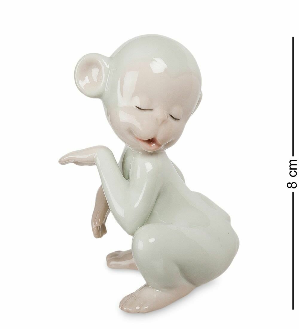 Фигурка настольная Обезьяна (Pavone) A2062323 Pavone, Фарфор, в подарок