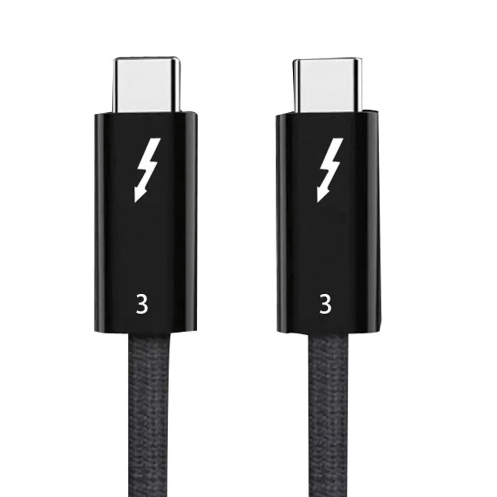 Кабель для компьютерной периферии USB Type-C/USB Type-C, 1.2 м, черный