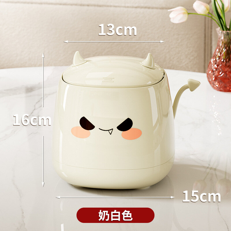 Настольная мусорная корзина для домашнего использования, гостиная с крышкой, большая вместимость, офисная высококачественная пластиковая многофункциональная утолщенная корзина для хранения