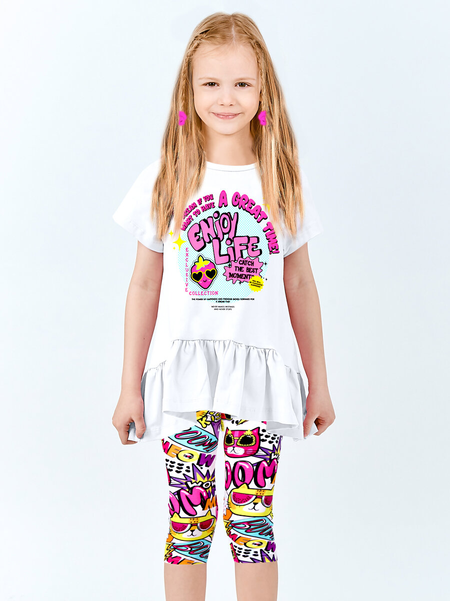 Комплект одежды летний футболка с бриджами