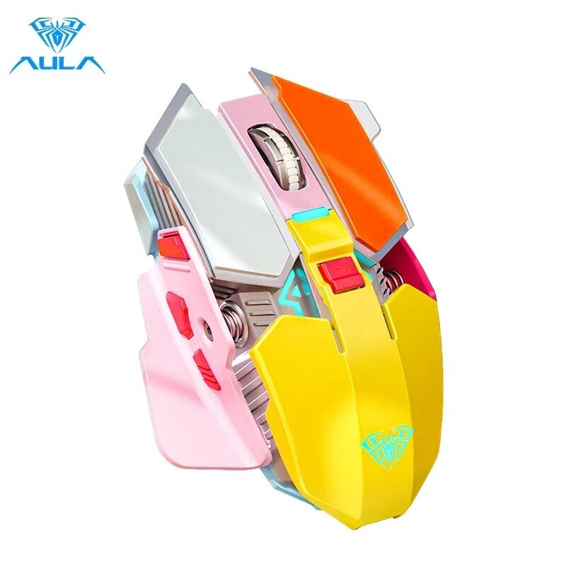 Беспроводная игровая мышь Aula Mecha Colorful mecha