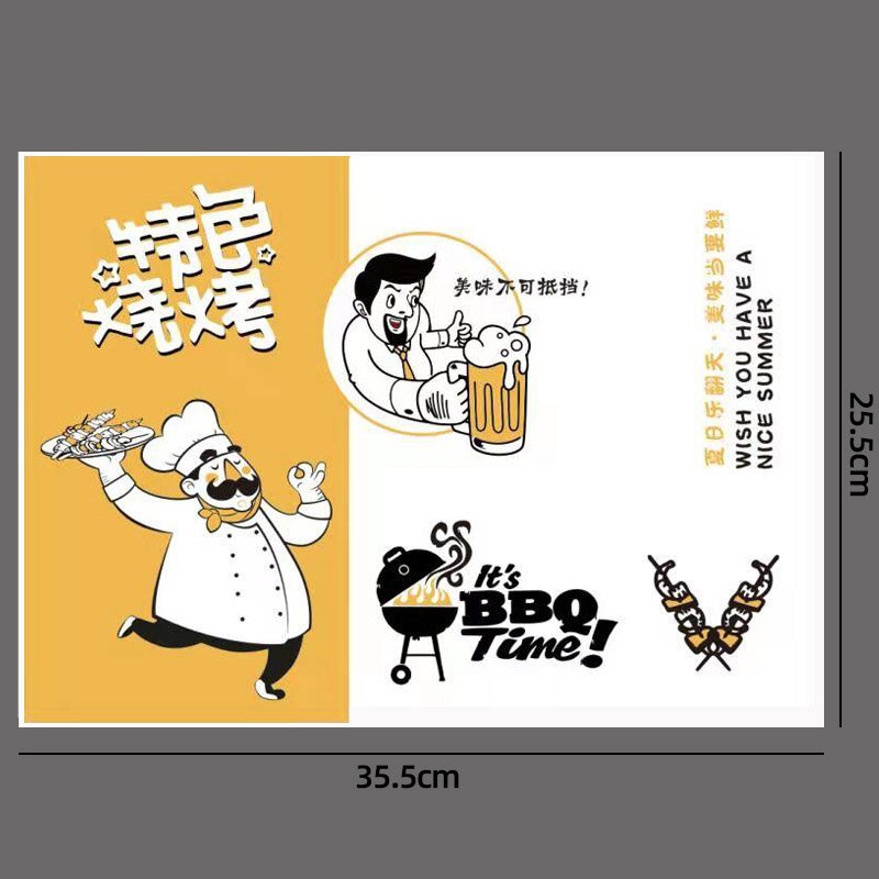 Поднос из бумаги, обеденная тарелка, одноразовая подложка, универсальная маслостойкая подложка для еды, подложка для тостов, 600 листов