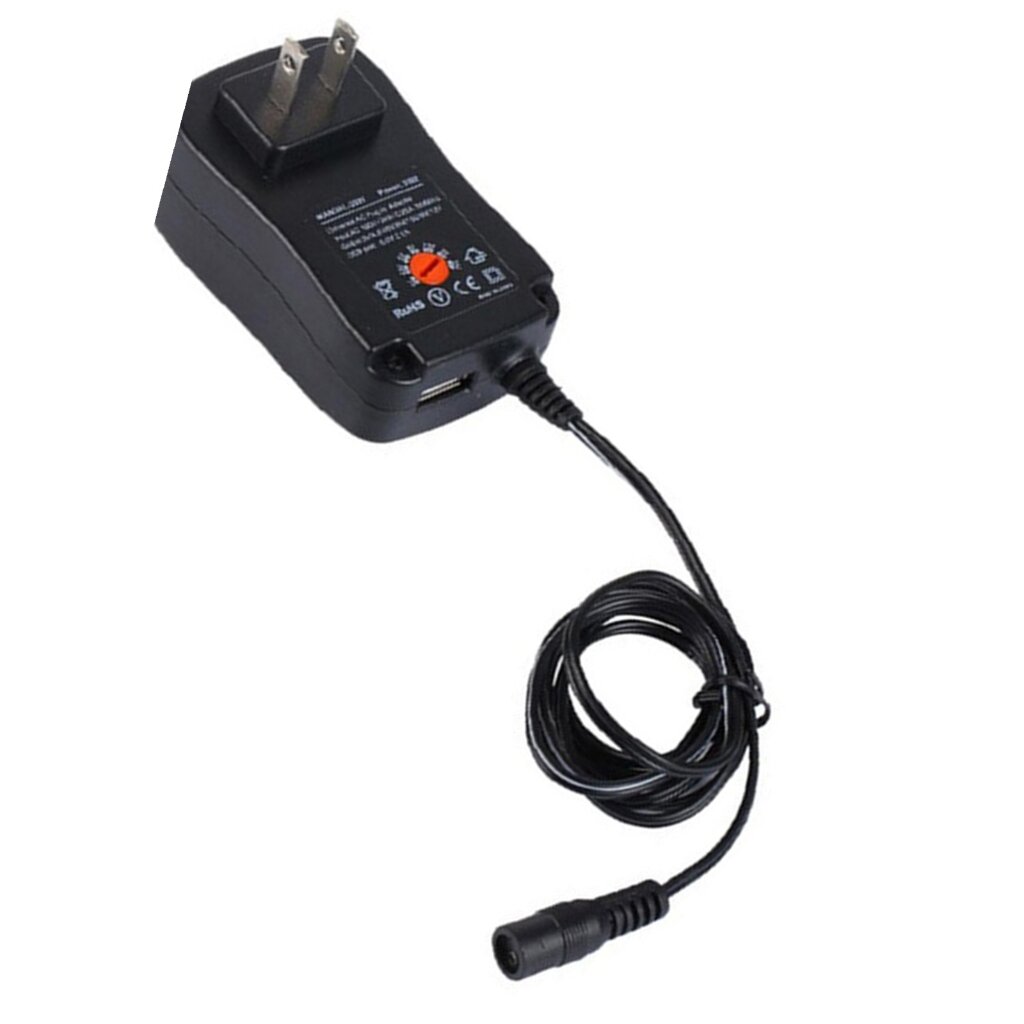 Регулируемый источник питания 3 В-12 В адаптер + 6 адаптеров-американский стандарт