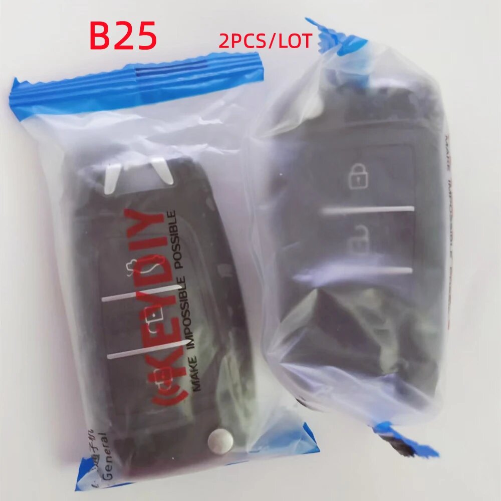 2 Шт. KEYDIY B25 3-кнопочный Пульт Дистанционного Управления Для Программаторов Ключей KD-X2, KD900, KD900+