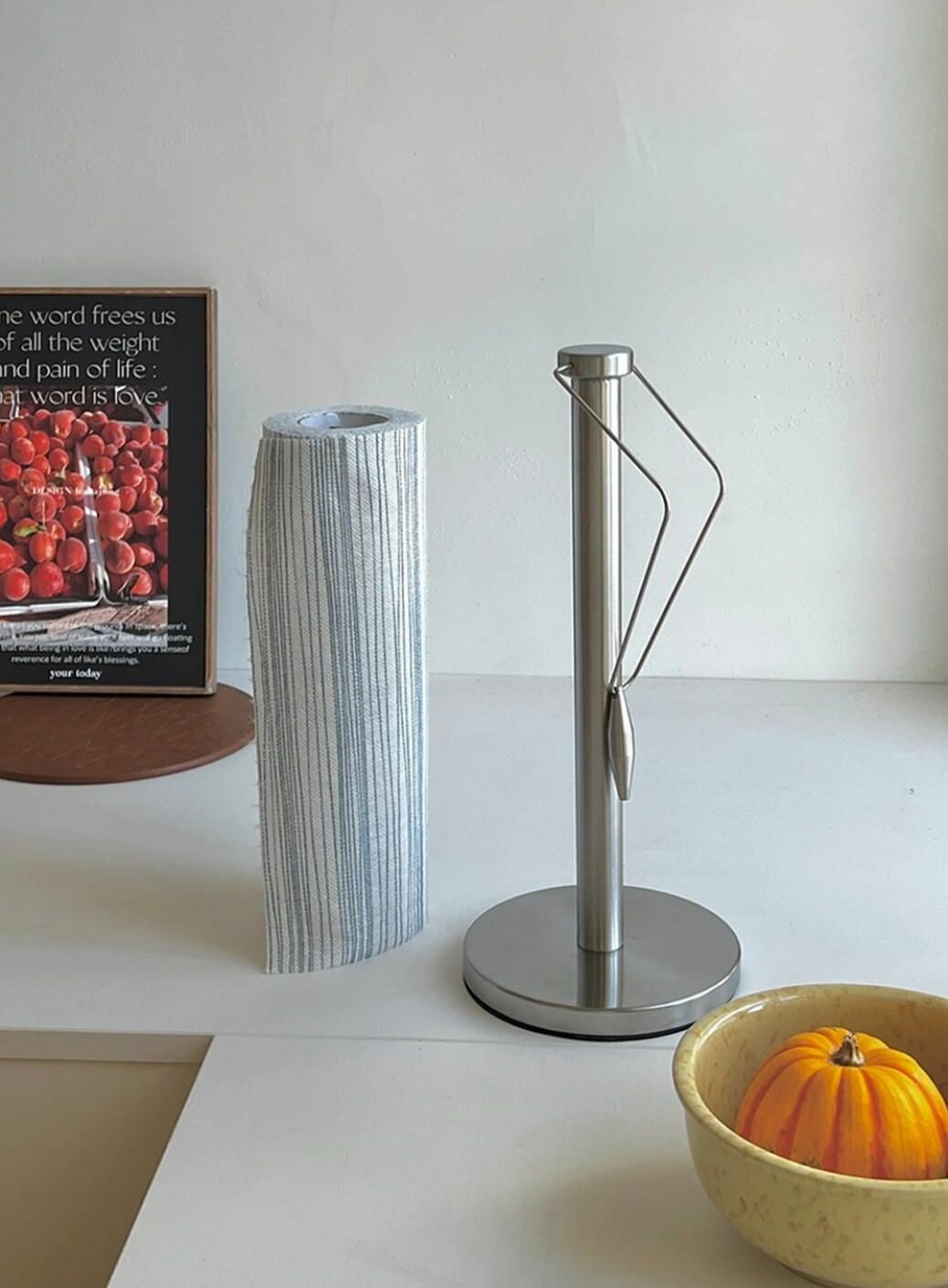 Вертикальный держатель рулона бумаги из нержавеющей стали