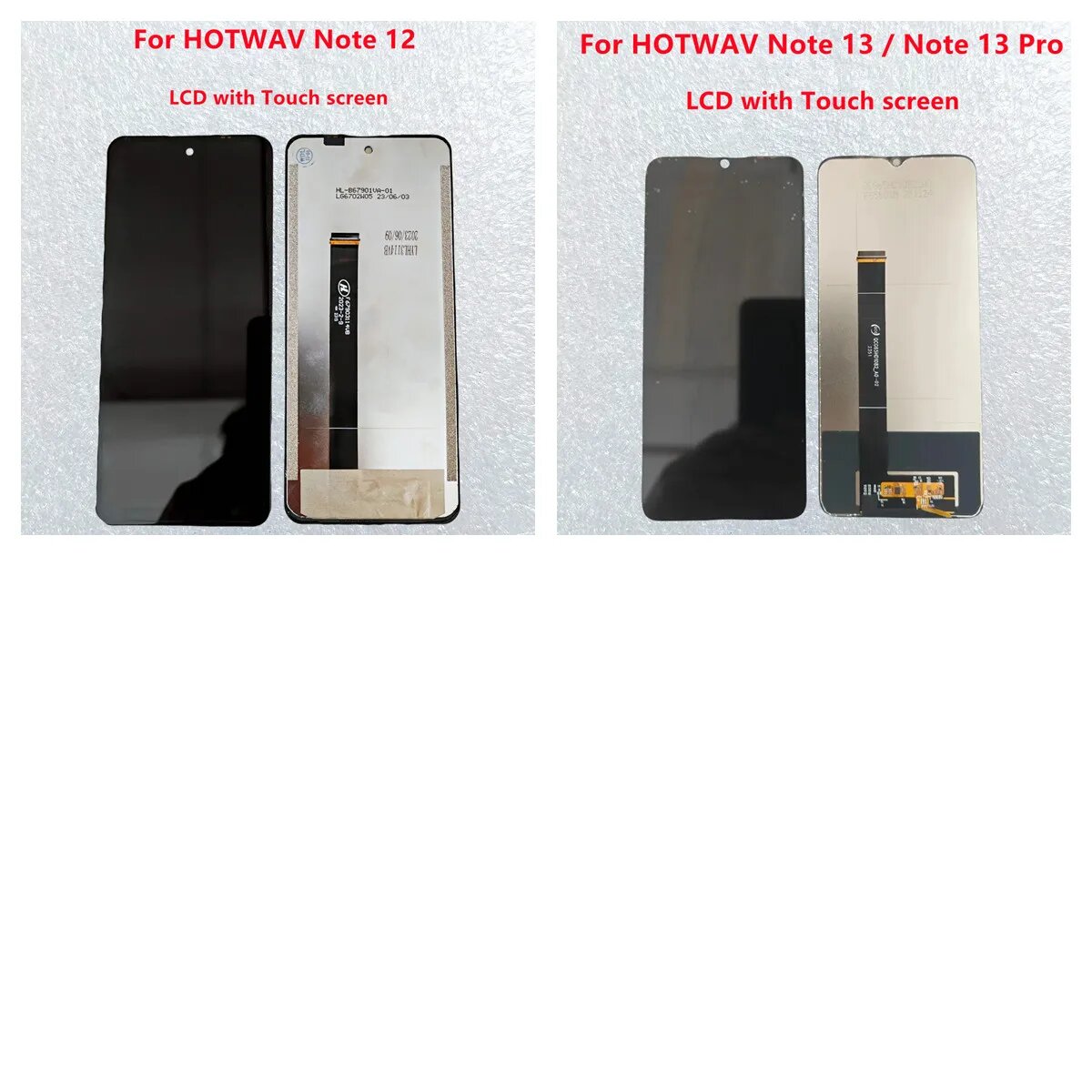 Оригинальный ЖК-дисплей для HOTWAV Note 13 Pro, сенсорный экран, дигитайзер в сборе, ЖК-дисплей для HOTWAV Note 12, Note 13 For Note 13 Pro
