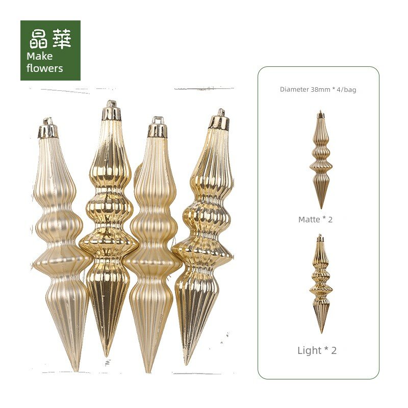 Искусственный цветок «Капля» от Jinghua, рождественский шар, подвеска необычной формы, украшение для елки, декор для