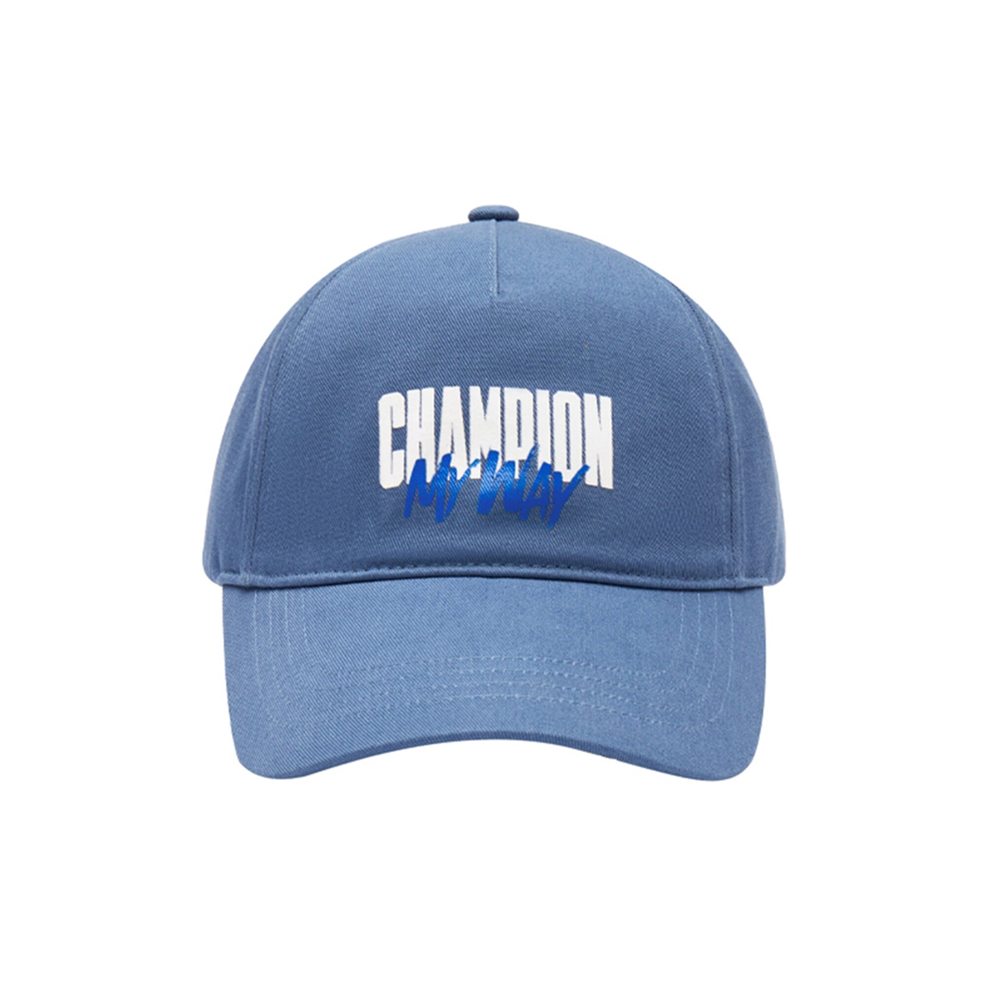 Бейсболка Champion для мужчин, размер Один размер, белый/синий — фото 1