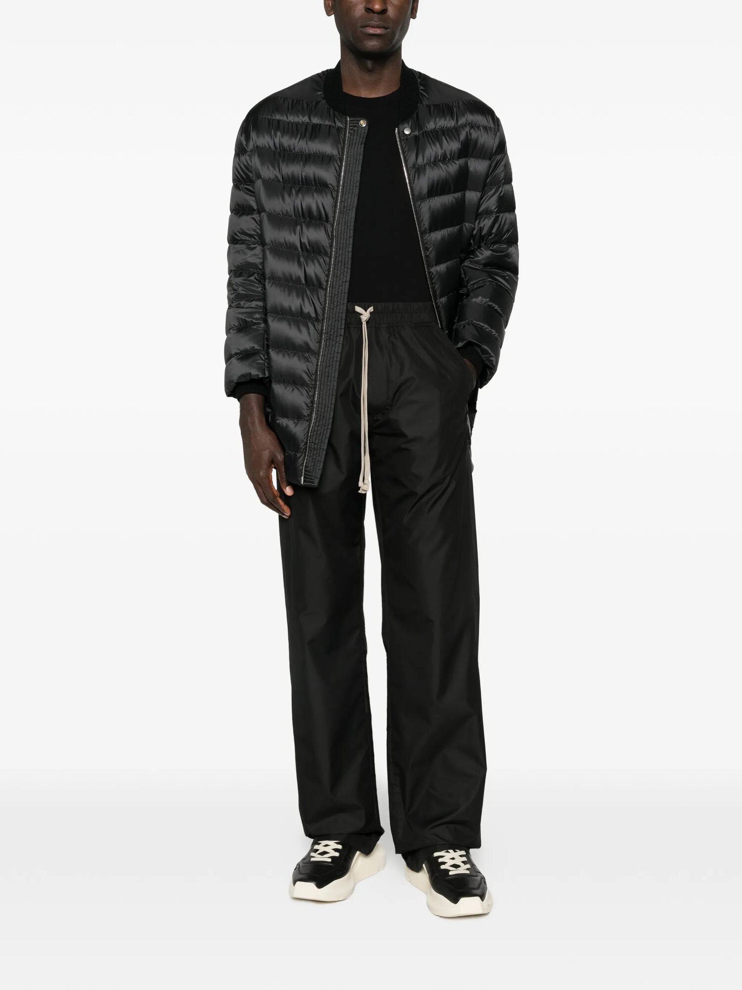 Куртка Moncler x Rick Owens Flight, размер 46, черный — фото 1