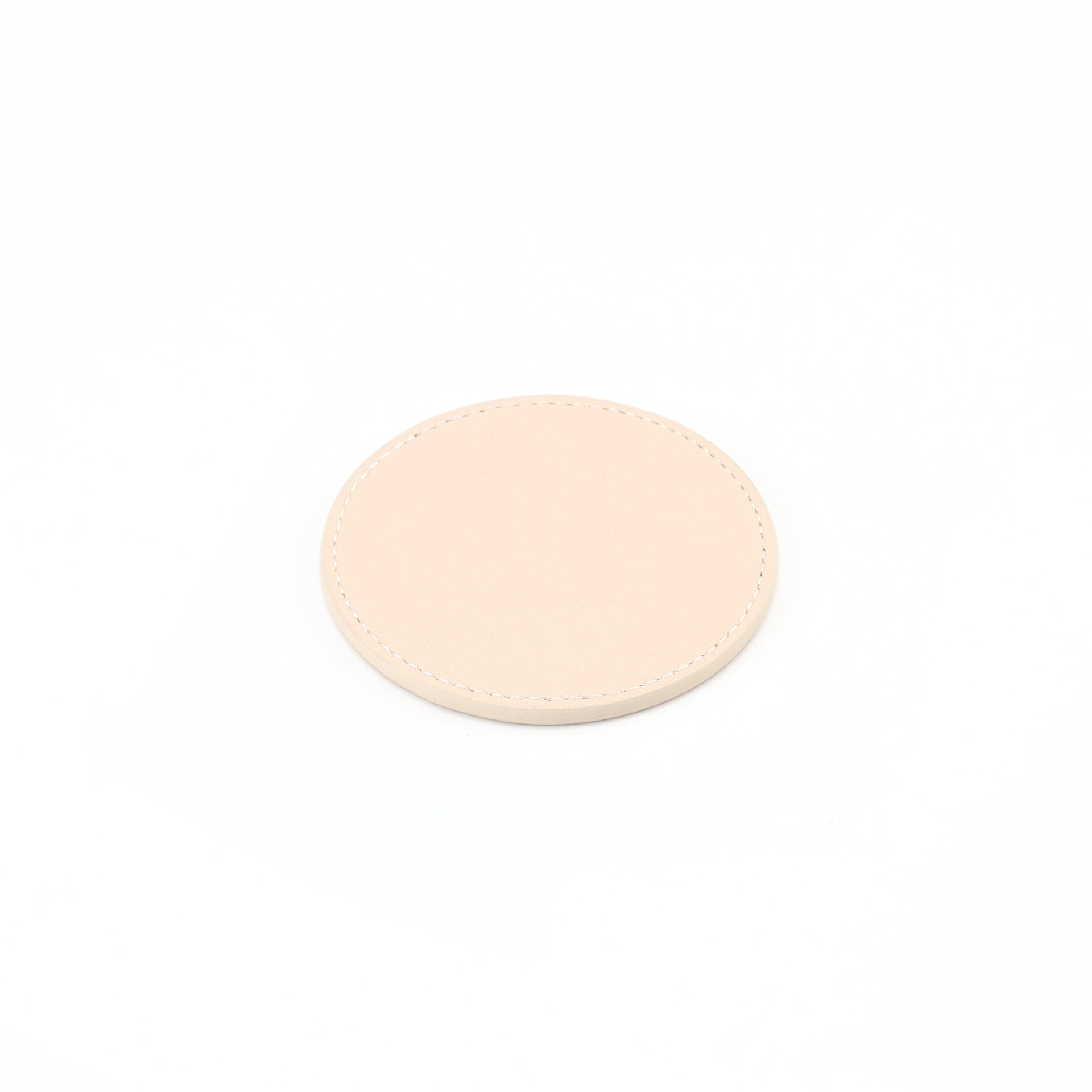 Креативный набор круглых подставок DIY, двусторонние из PU кожи, высококачественные, многоцветные, термоизоляционные, с замком по краю, водонепроницаемые подставки для чая