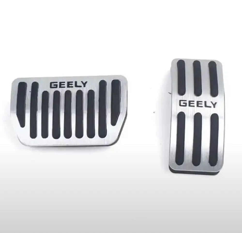 Накладки на педали Geely Okavango Джили Окаванго 2024-2025 алюминий