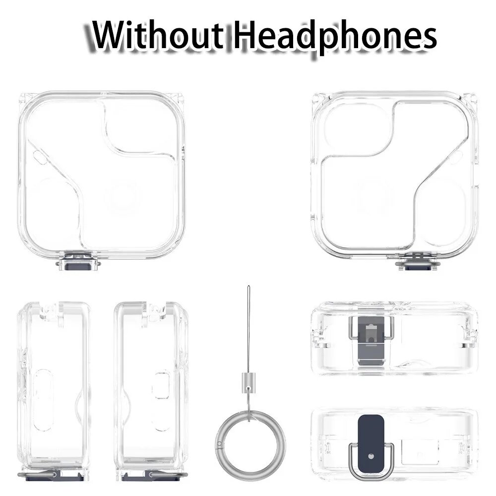 Прозрачный чехол для наушников Nothing Ear (3) из ТПУ