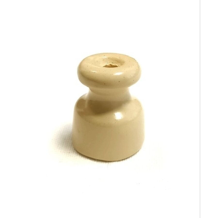 Ретро изолятор керамика цвет бежевый 20шт.