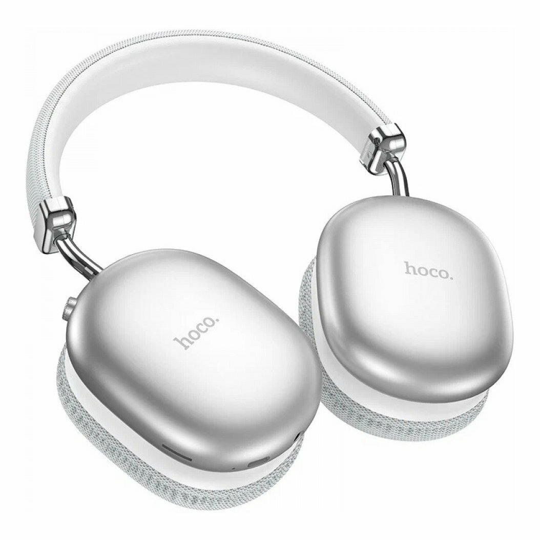 Наушники Hoco W35 Max/ беспроводные/ Bluetooth 5.3/серебристые