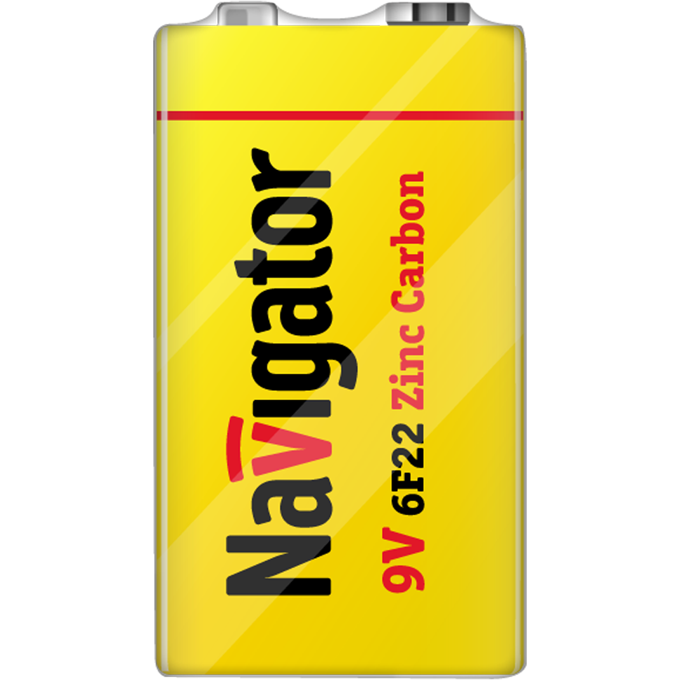 Батарейка NAVIGATOR 6F22 SH1 94762