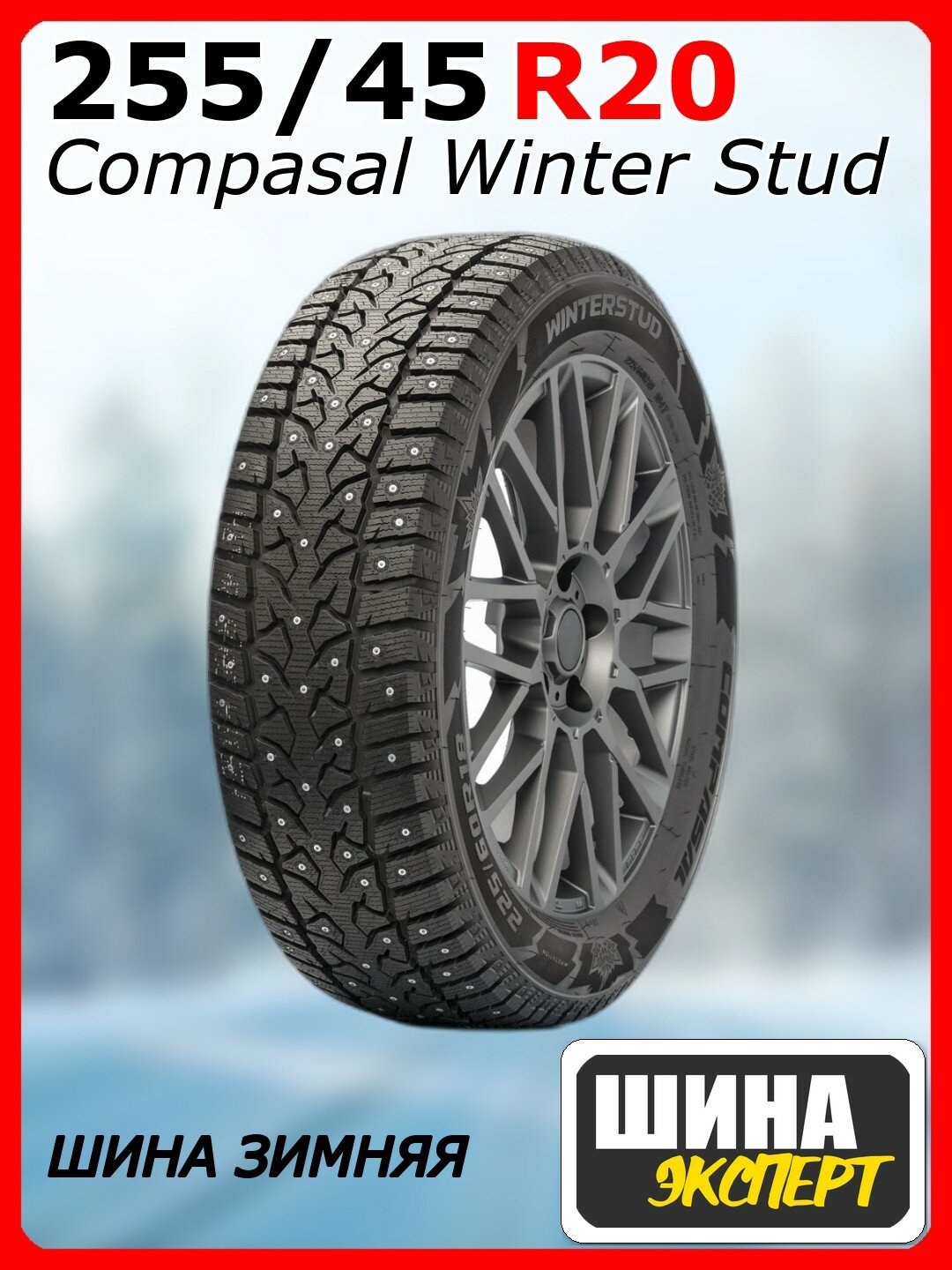 Шина зимняя шипованная Compasal 255/45/20 T 105 Winter Stud XL Ш. для легковых автомобилей 2CL2638H1