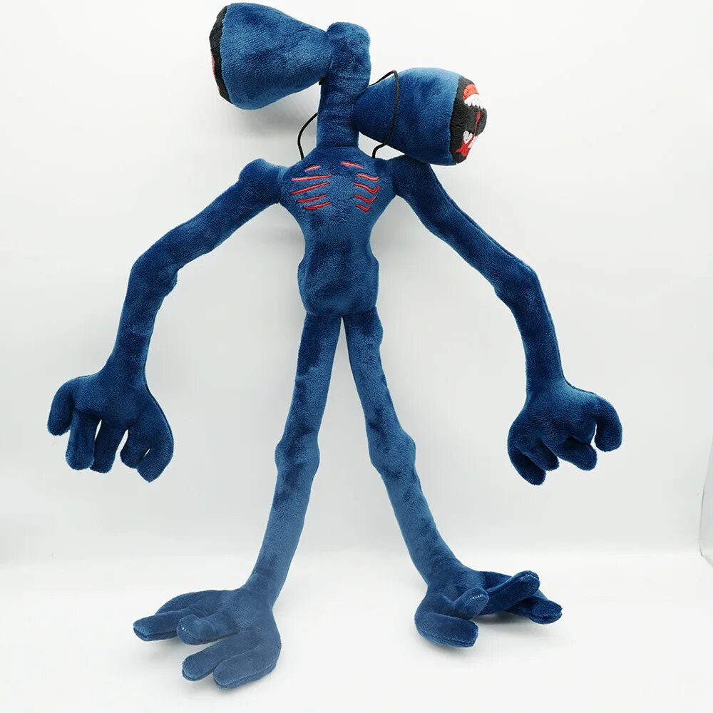 Плюшевая игрушка Сирена голова 30-37 см Темно-синий, 55cm-Blue Joints