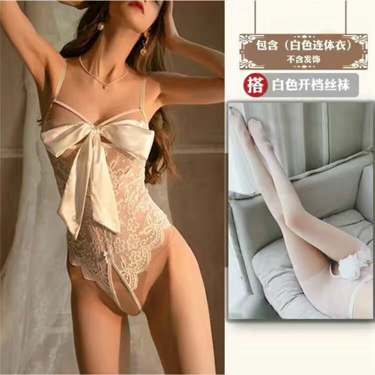 Сексуальное нижнее белье с эффектом пуш-ап, ночная одежда для женщин, увеличивающая маленький бюст, открытый промежность, боди без необходимости снимать, страстный горячий флирт набор