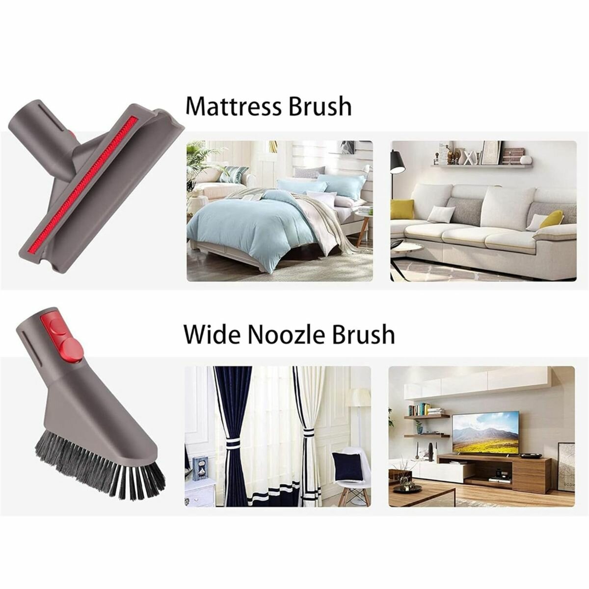 Сменный комплект насадок для пылесоса Dyson V15 V12 V11 V10 V7 V8 Absolute Detect Cyclone, насадки для щелевой щетки