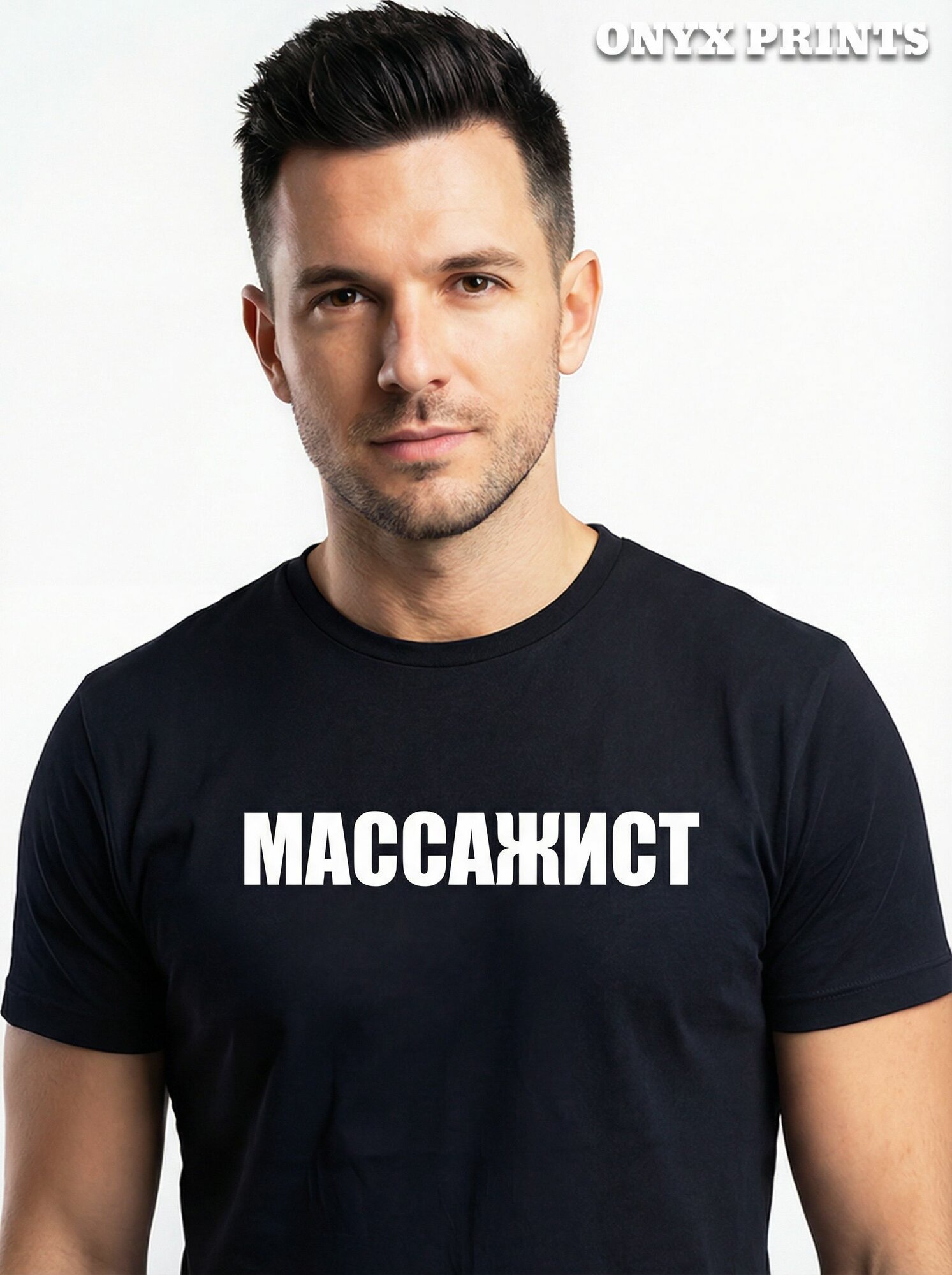 Футболка спортивная, 1 шт., размер 3XL, черный