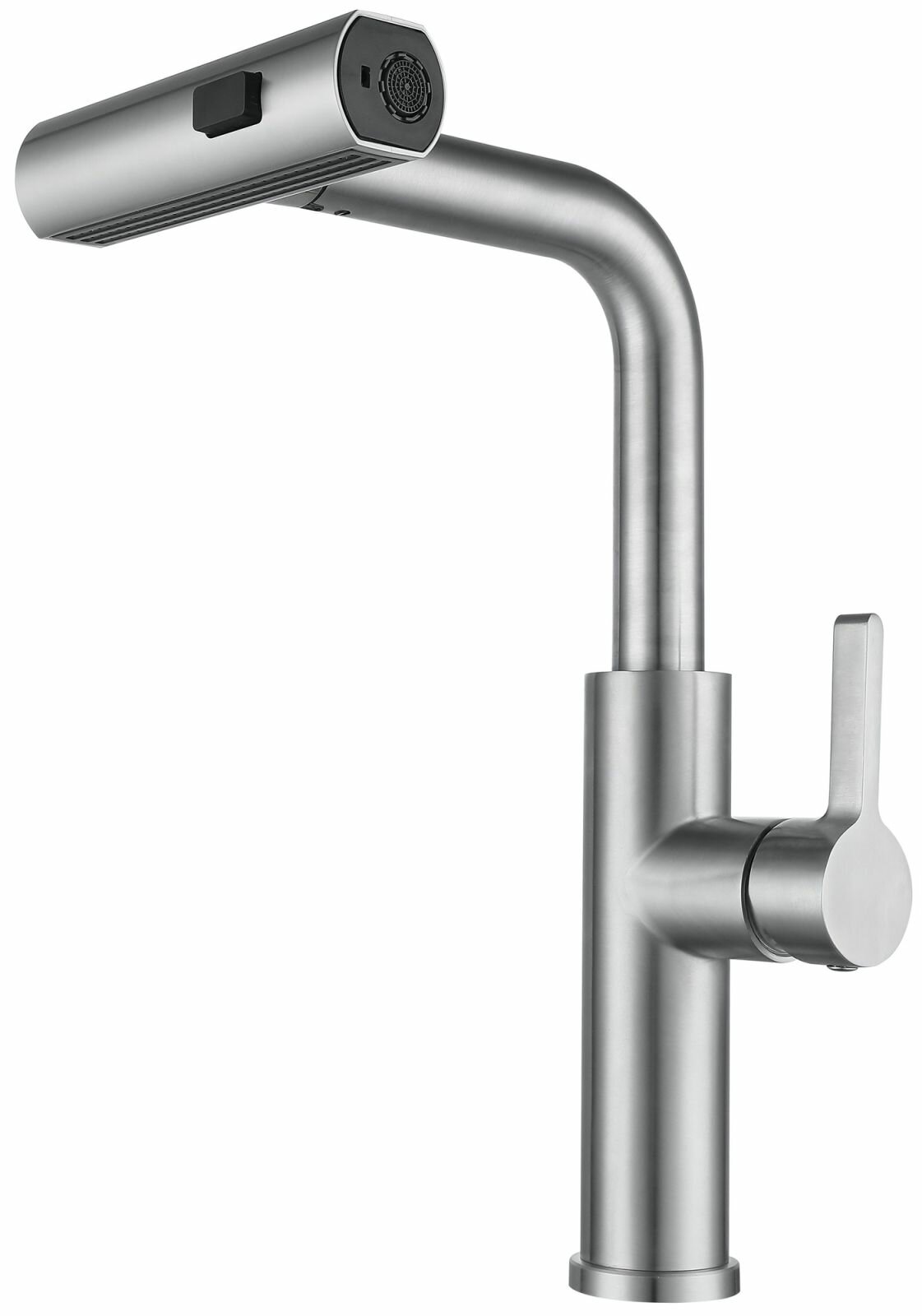 Смеситель для кухни ProfSan выдвижная лейка, материал нержавеющая сталь AISI 304