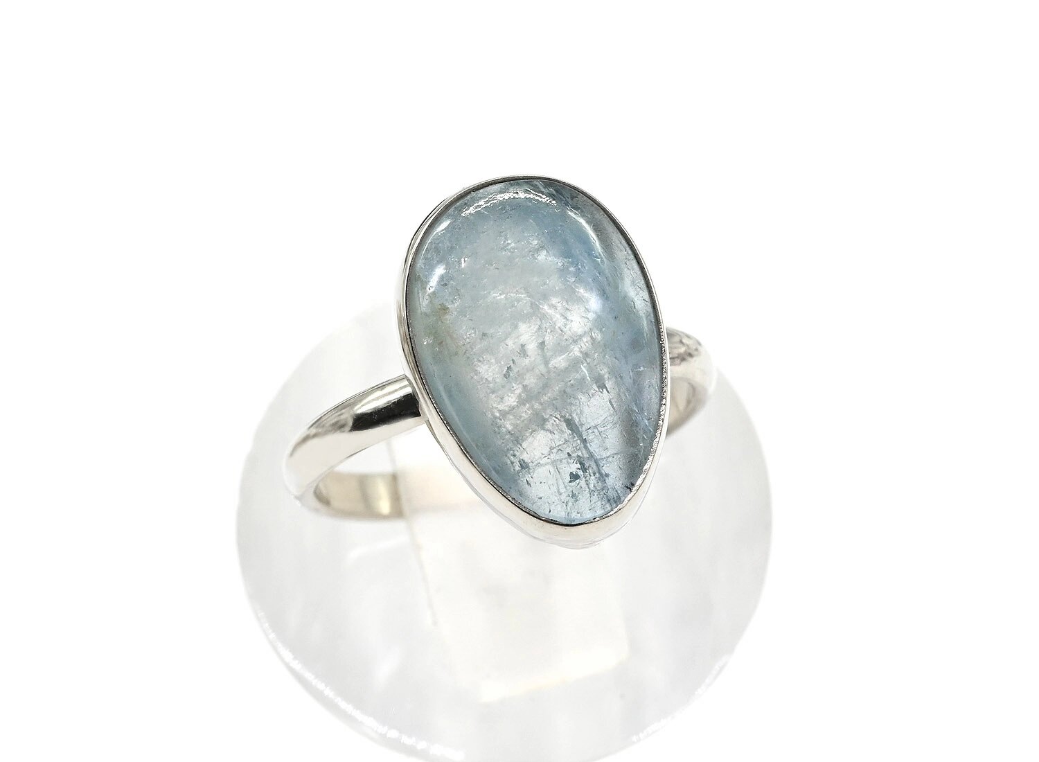 Кольцо, аквамарин