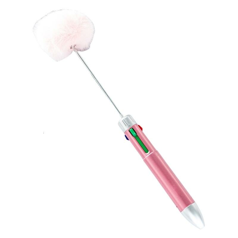 Четырехцветная шариковая ручка, Розовый