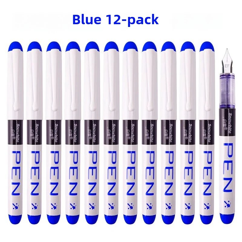 Перьевая ручка большой емкости FP10 с прямой жидкой, картридж с чернилами не требуется EF/F, цветные чернильные ручки, канцелярские принадлежности, школьные принадлежности