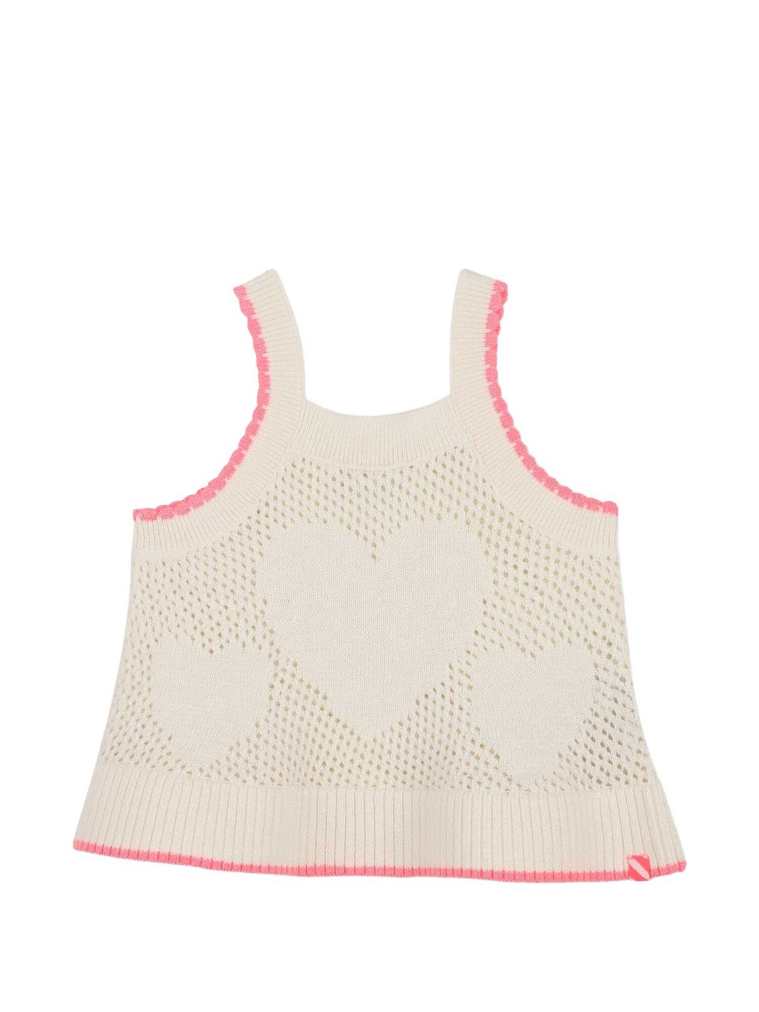 Топ Heart-appliqué knitted top