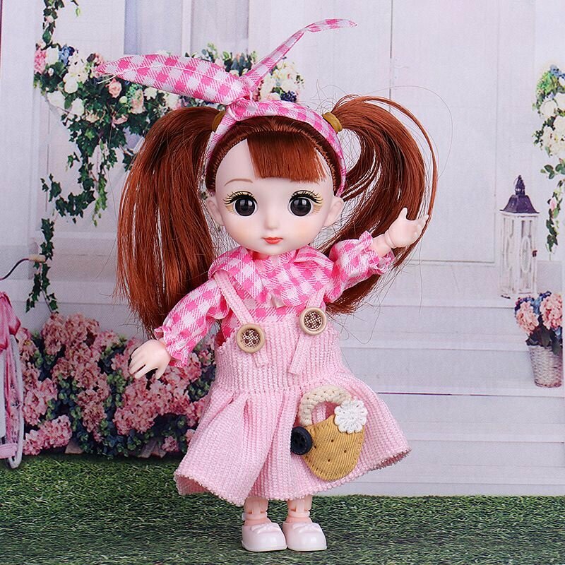 Кукла шарнирная для девочки BJD 16см Новый год День рождение