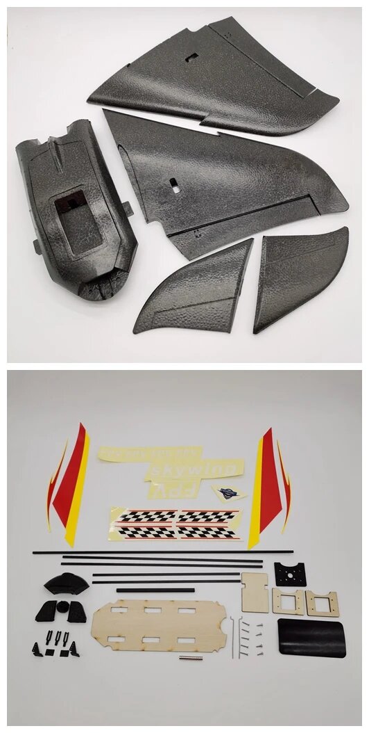 FPV дрон FLIIT EPP самолет черный KIT with decal