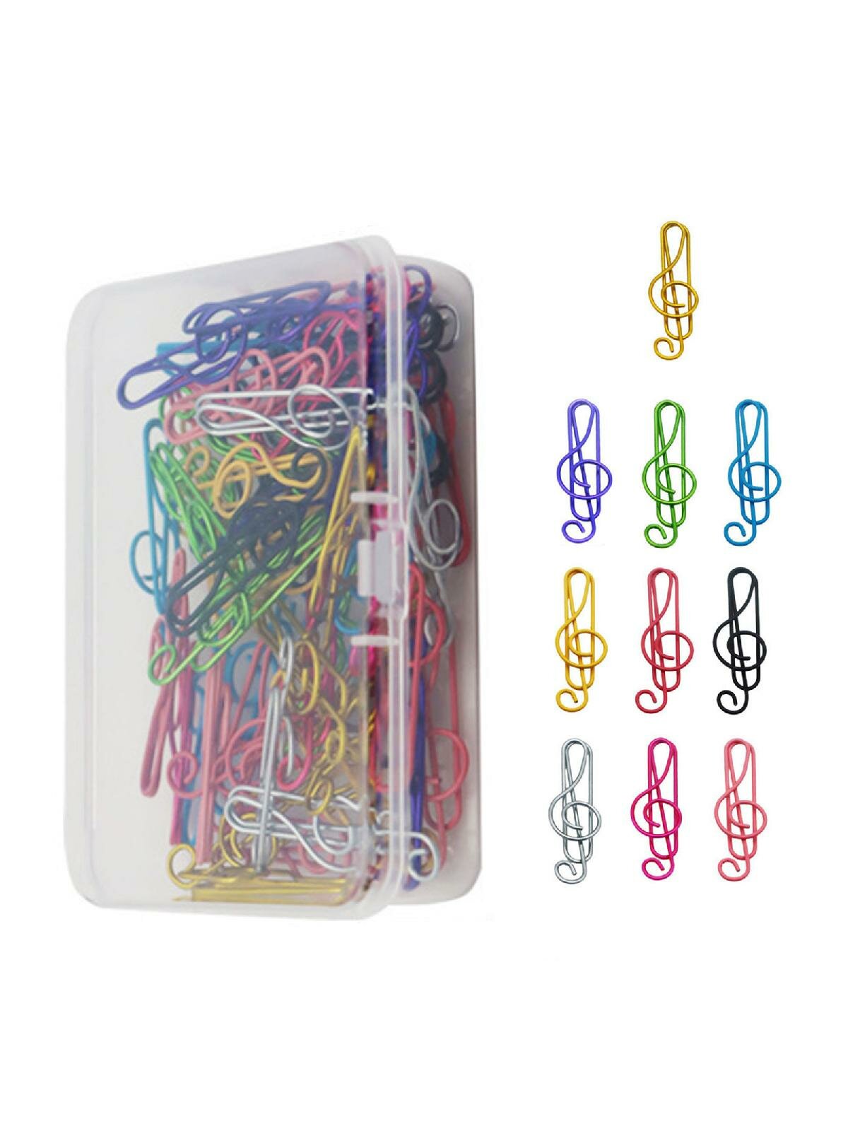 Красочные скрепки 40 мм маленькие металлические скрепки для файлов для фотографий