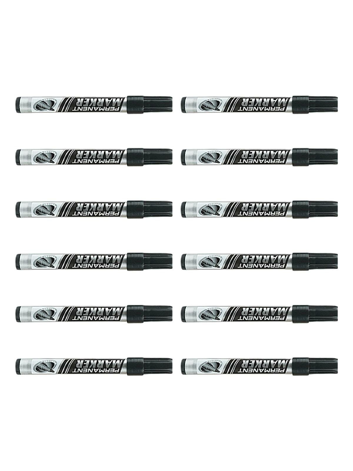 12шт фломастера на масляной основе, водостойкий перманентный маркер для упаковки