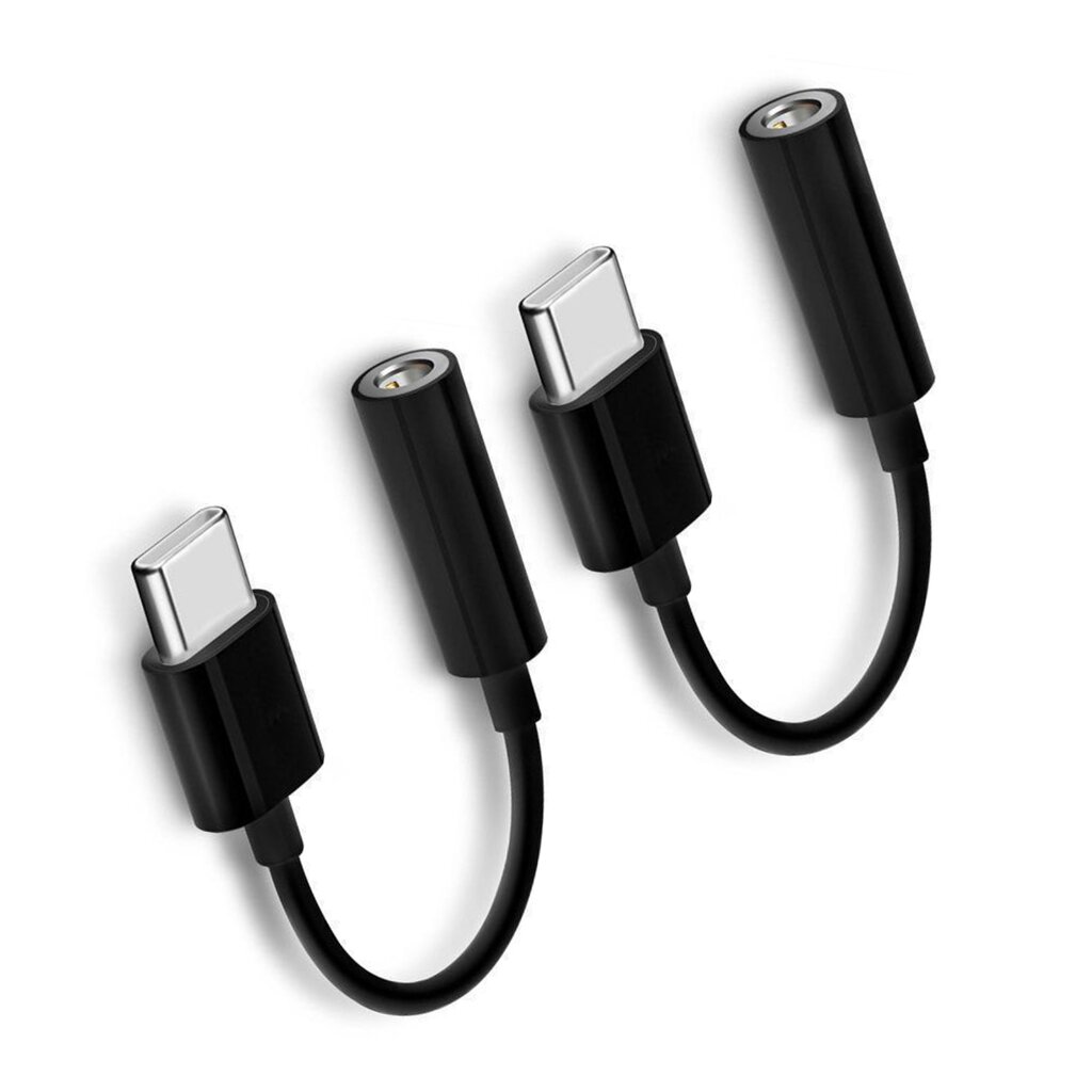 Адаптер для наушников Type C для мужчин и 3,5 мм для женщин Широкая совместимость с Hifi звуком