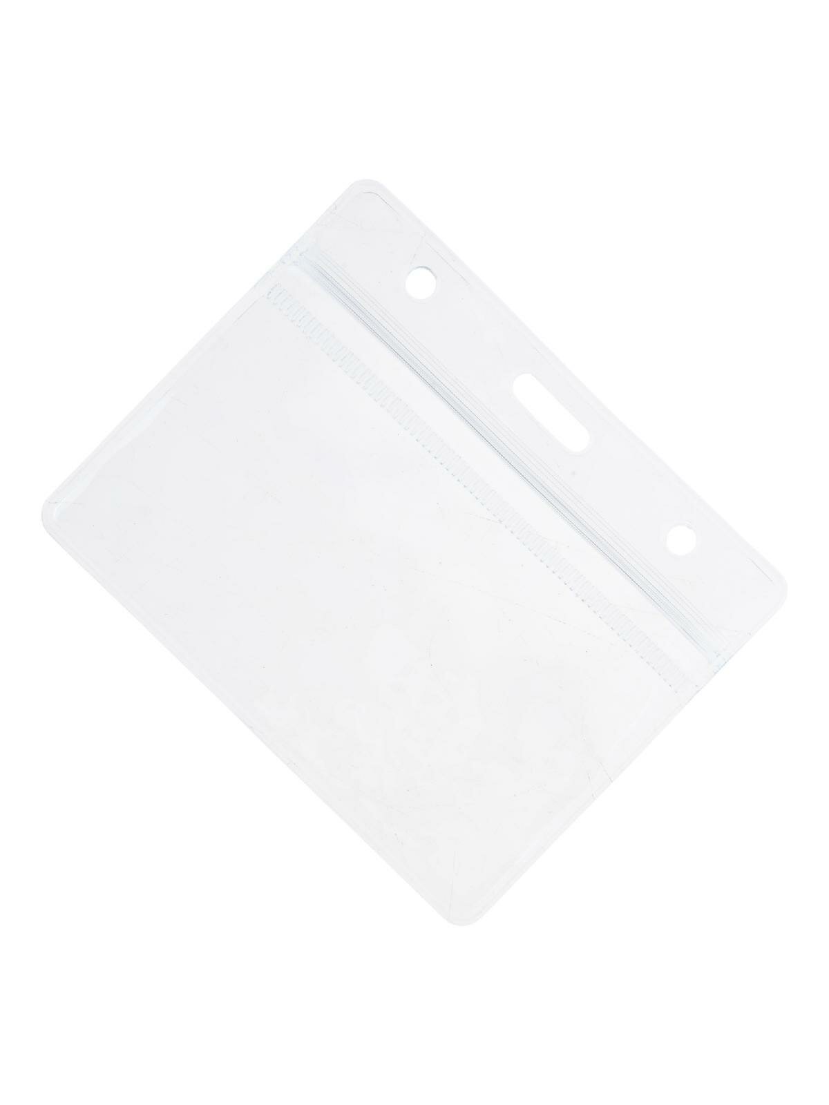 Прозрачные Держатели бейджей для карт, Водонепроницаемые Держатели именных бейджей для карт,