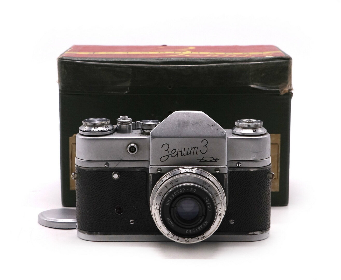 Фотоаппарат Зенит 3 + Индустар-50 kit в упаковке
