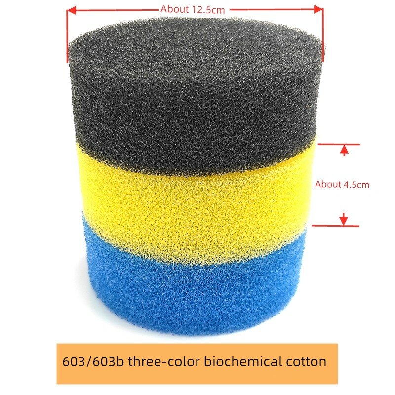 Сенсен 603 Трицветная Фильтрующая Вата Заменяющий Набор, 1 Набор для Аквариума Биофильтрационных Систем,