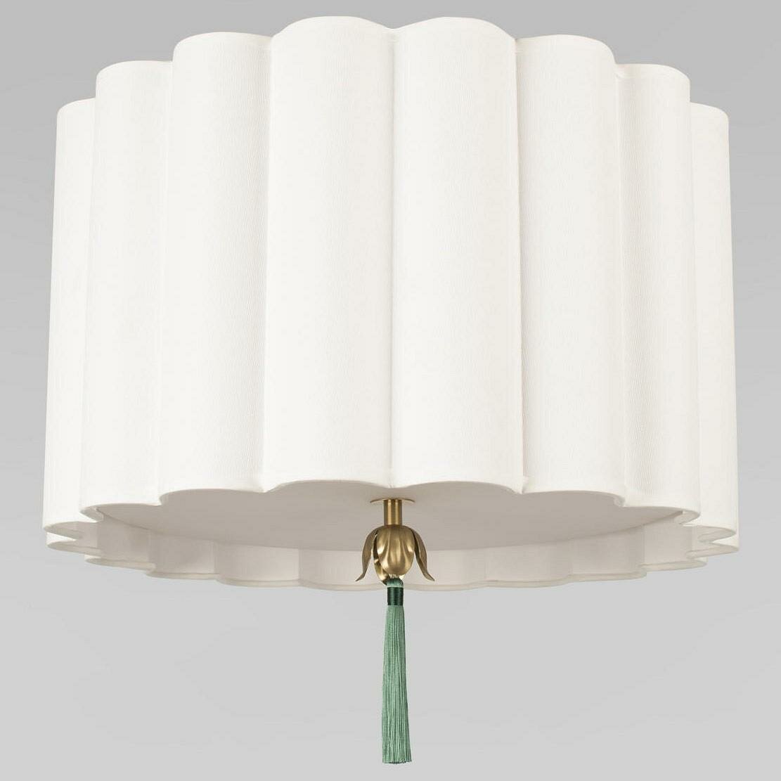 Накладной светильник Loft it Mellow 10306 Light linen цвет латунь На монтажной пластине Модерн