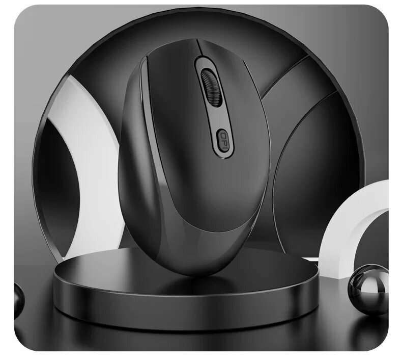 Беспроводная Bluetooth двухрежимная мышь с бесшумной зарядкой для домашнего офиса, розовая игра для девочек, ноутбука,