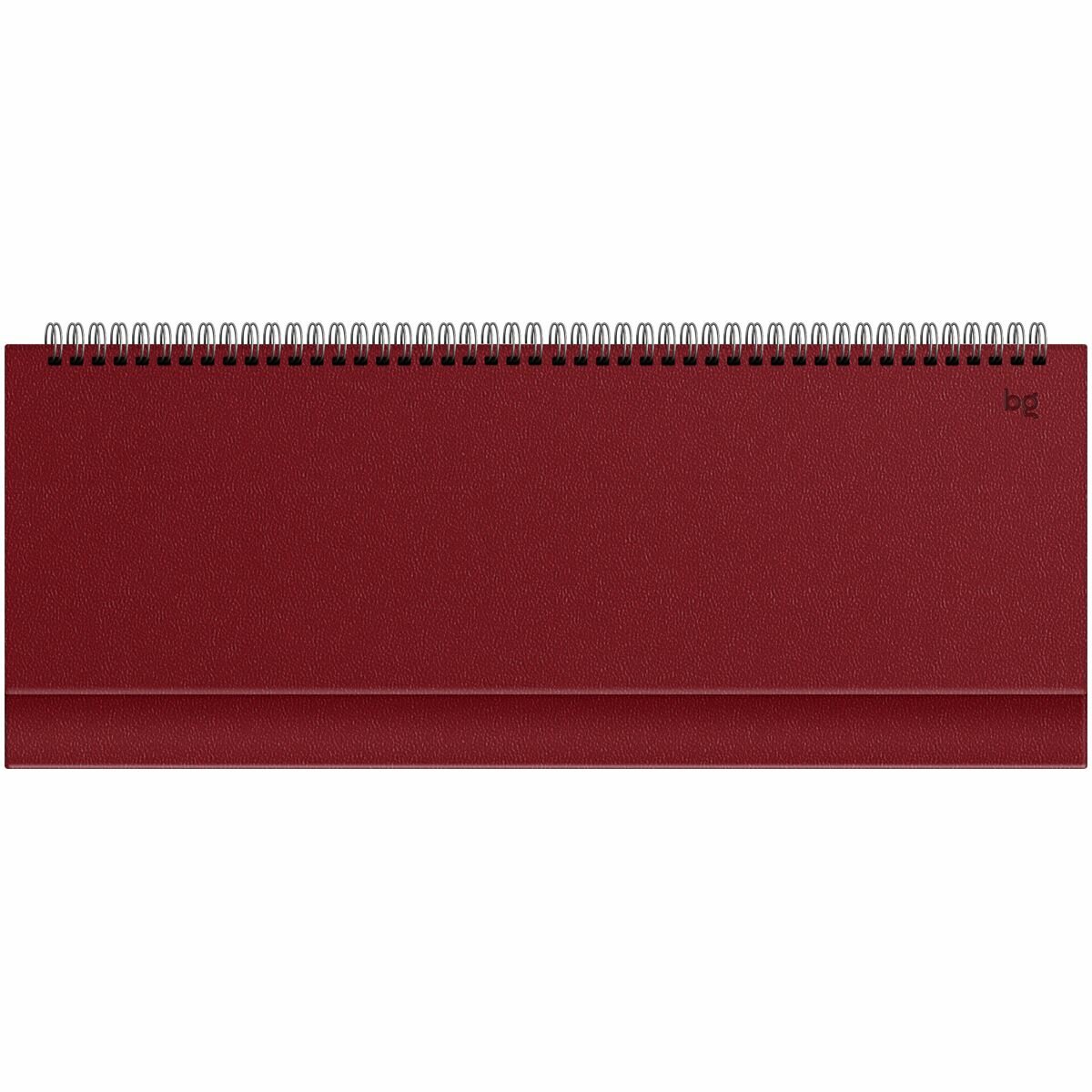 3 шт. Планинг недатированный, 56л, 330*130мм, балакрон, BG "Ariane. Dark red"