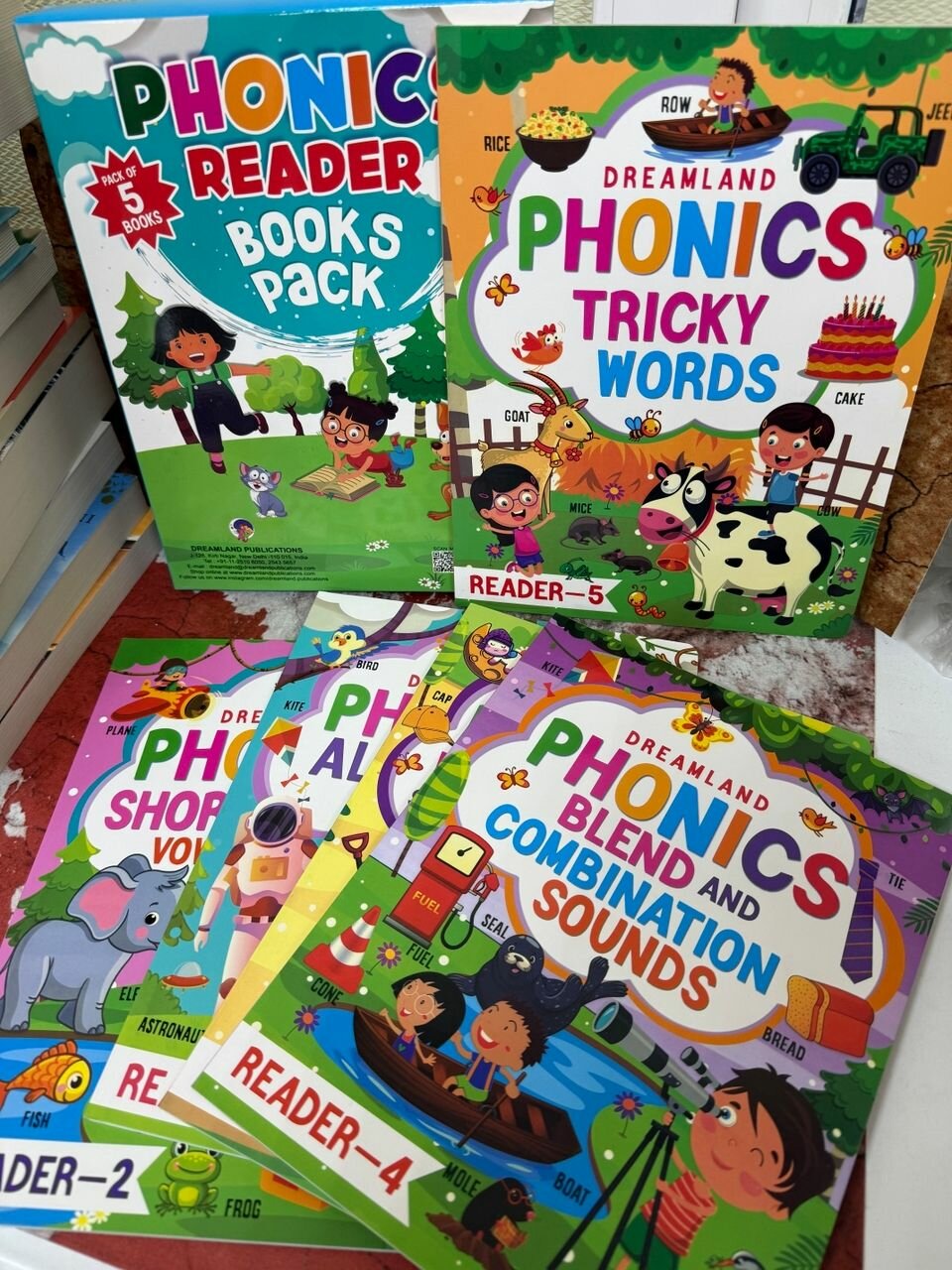 Phonics Reader 5 Books Pack (5 Titles) - набор из 5 книг